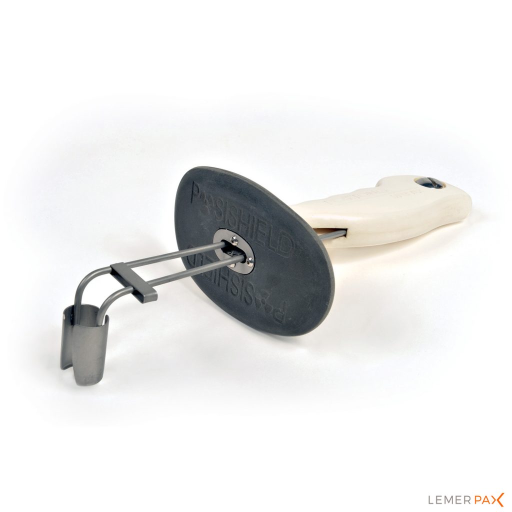 Positong tongs - manipulation shielded tongs for vial