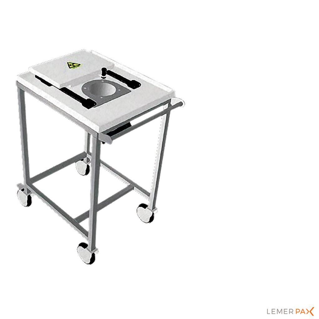 CHT trolley - Shielded transport trolley for radiopharmaceutical substances