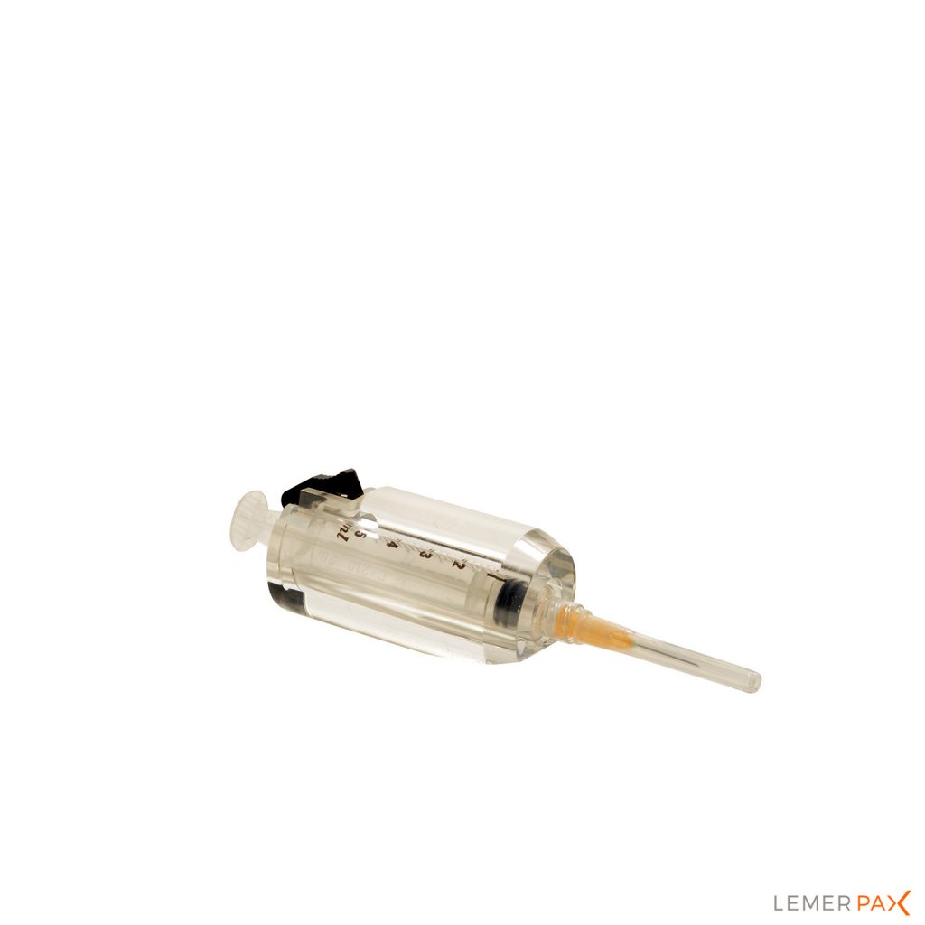 α / β syringe shield - Lemer Pax