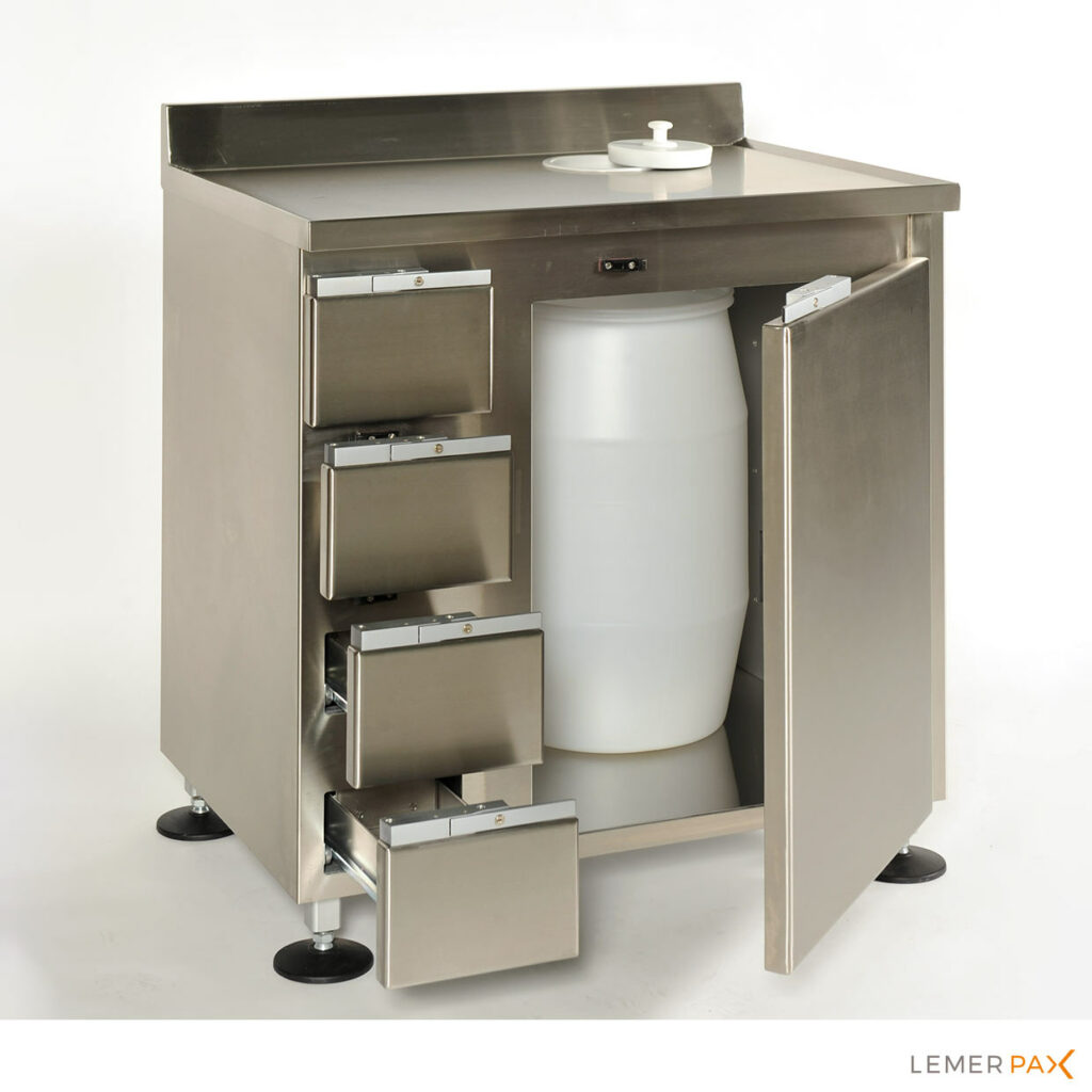 Safety Storage: modular and shielded storage units - Lemer Pax