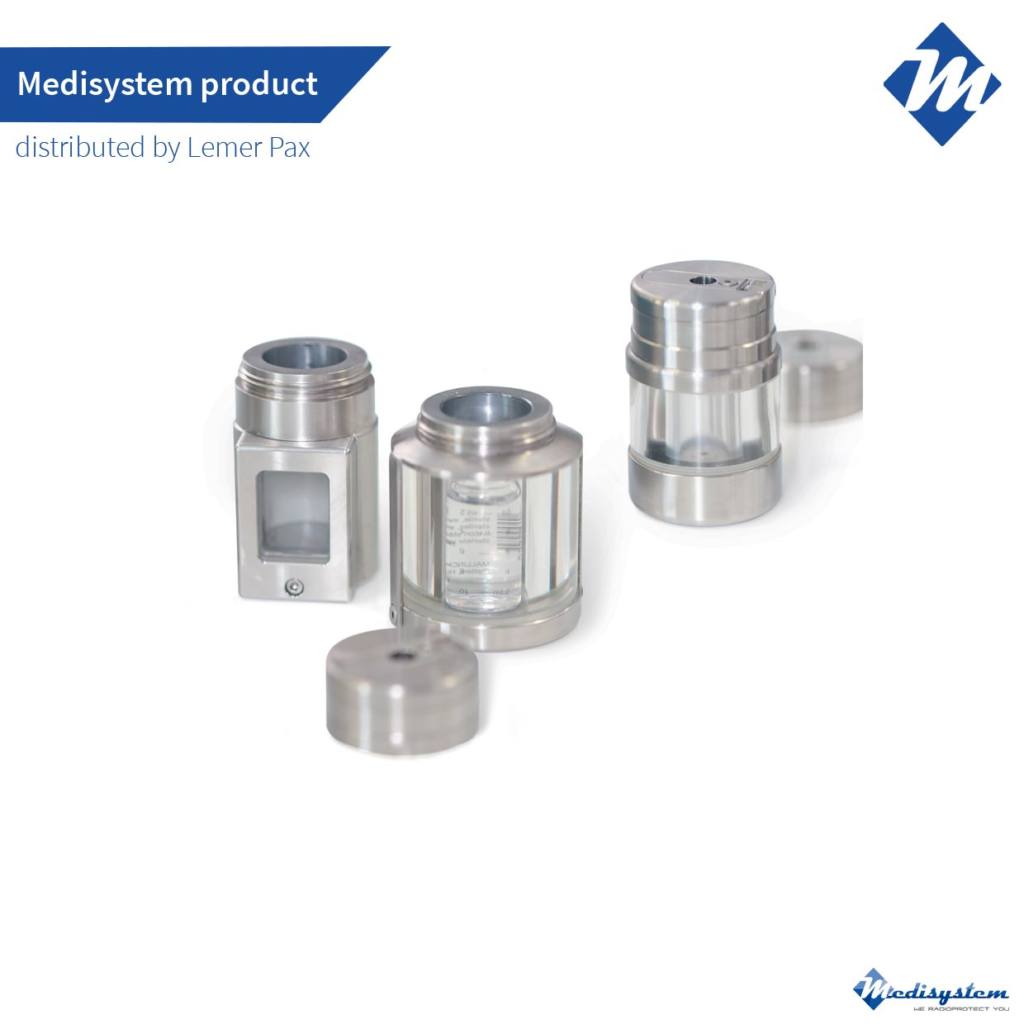 Cont'Elu - envases para elución con blindaje de plomo - Medisystem