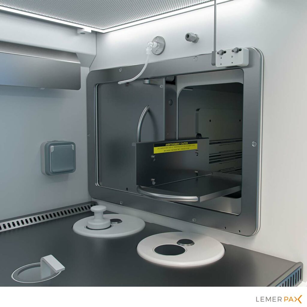 Easypharma HE - radiopharmaceutical manual preparation hot cell