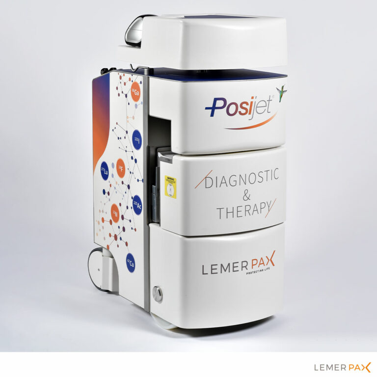 Posijet® injection unit for high energy radiopharmaceuticals