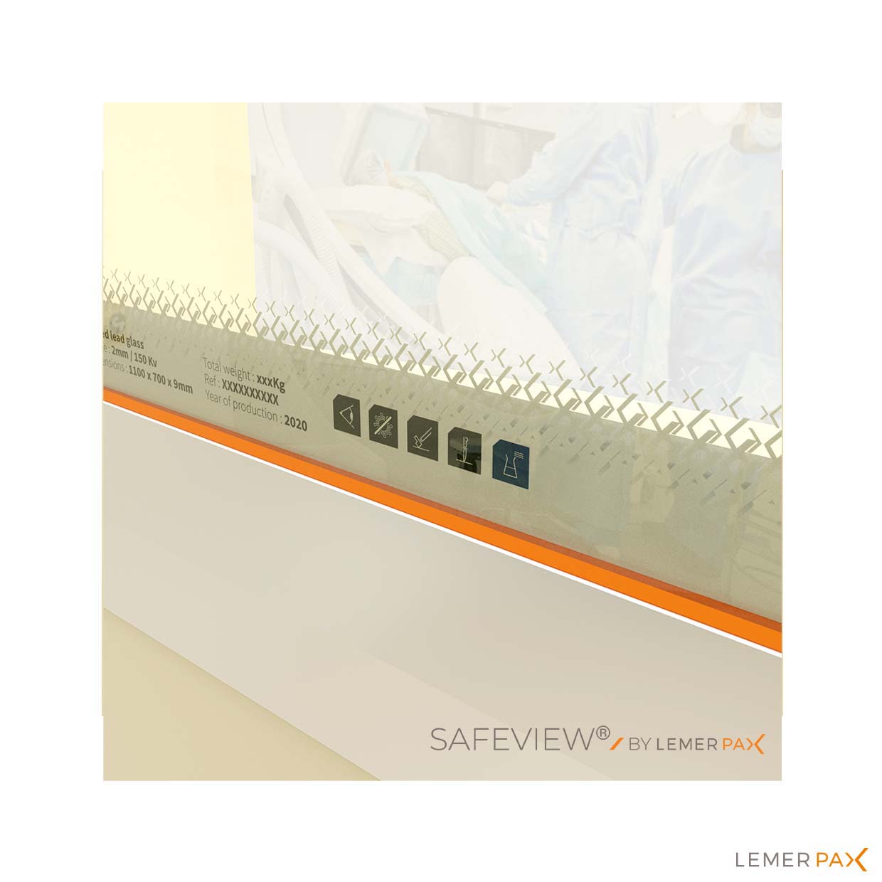 Safeview® - ventana de observación contra los rayos X y gamma