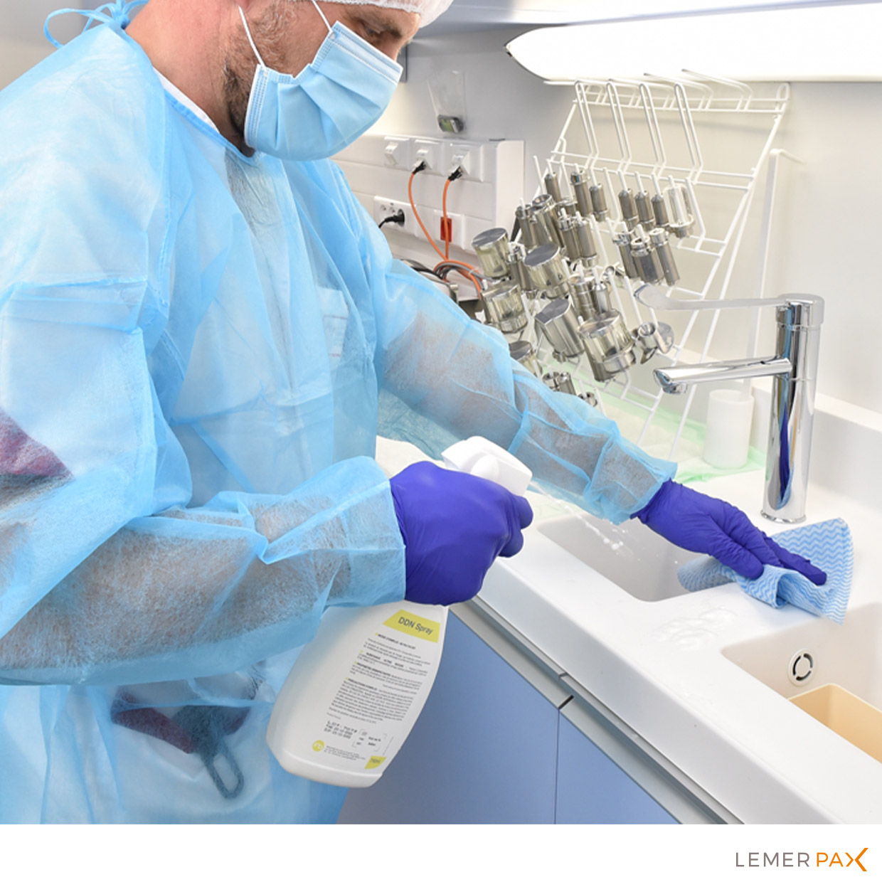 DDN Spray - Détergent, désinfectant neutre - Lemer Pax