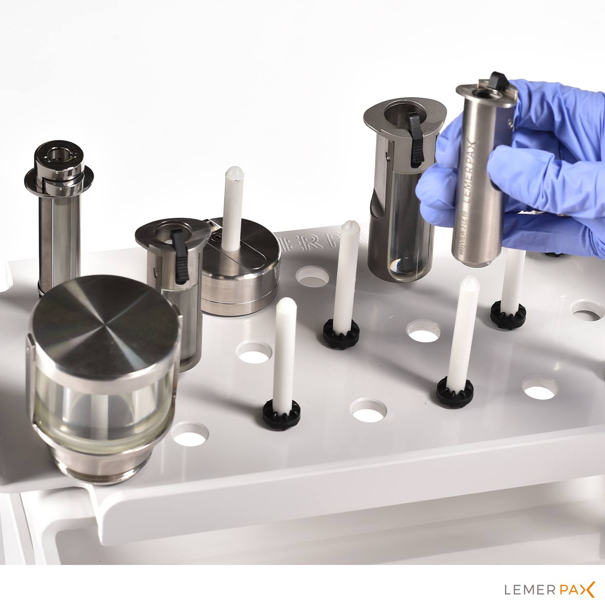 Easyclean - Drying rack for syringe shields - Lemer Pax