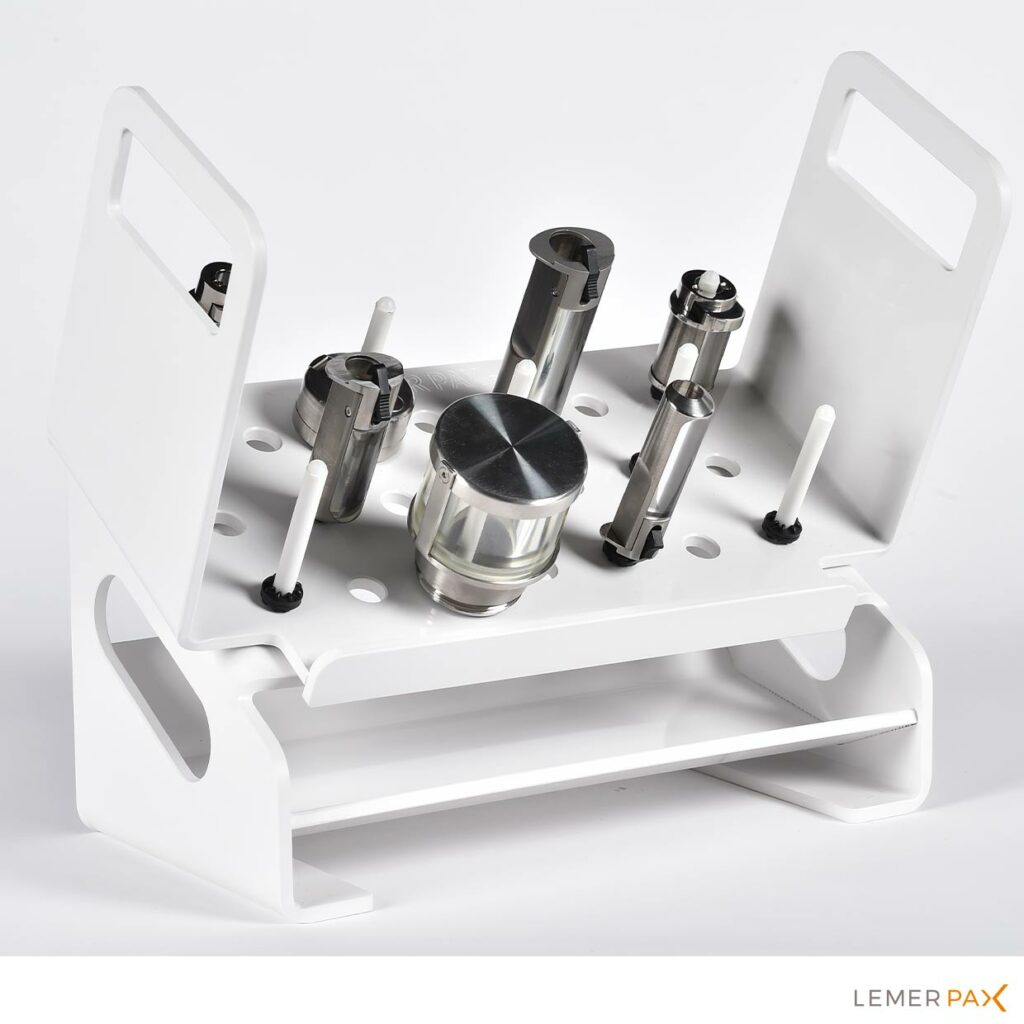 Easyclean - Drying rack for syringe shields - Lemer Pax