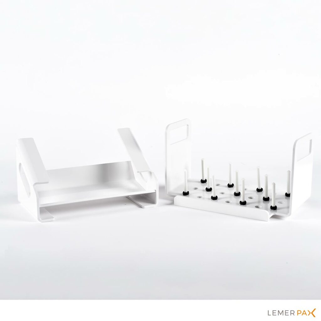 Easyclean - Drying rack for syringe shields - Lemer Pax