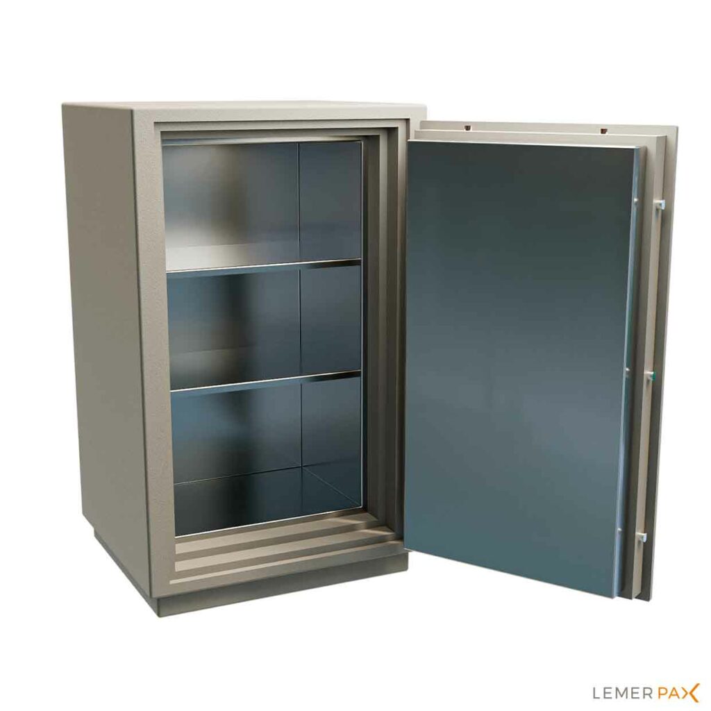 Fire resistant shielded safe for radioactive sources