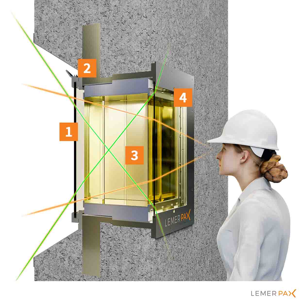 Radiation Shielding Windows - Lead glass blocks and windows
