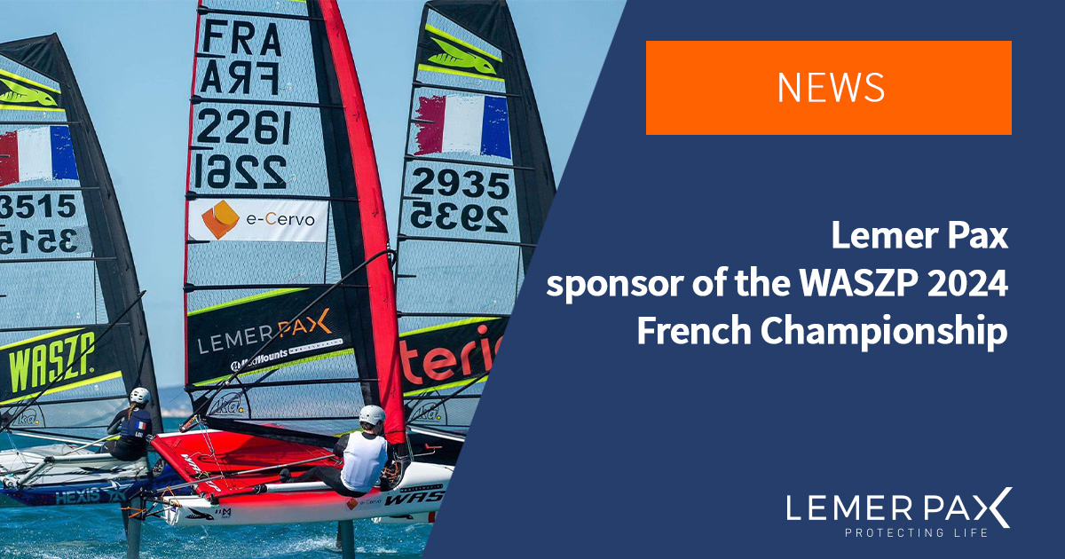 Lemer Pax, sponsor of the WASZP 2024 French Championship - Lemer Pax