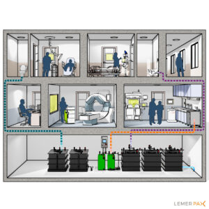 Delay tanks for radioactive wastewater - Lemer Pax